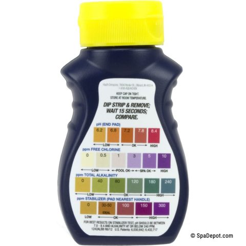 POOL TEST STRIPS AquaChek CHLORINE 4-in-1 – POOL SHOP ONLINE