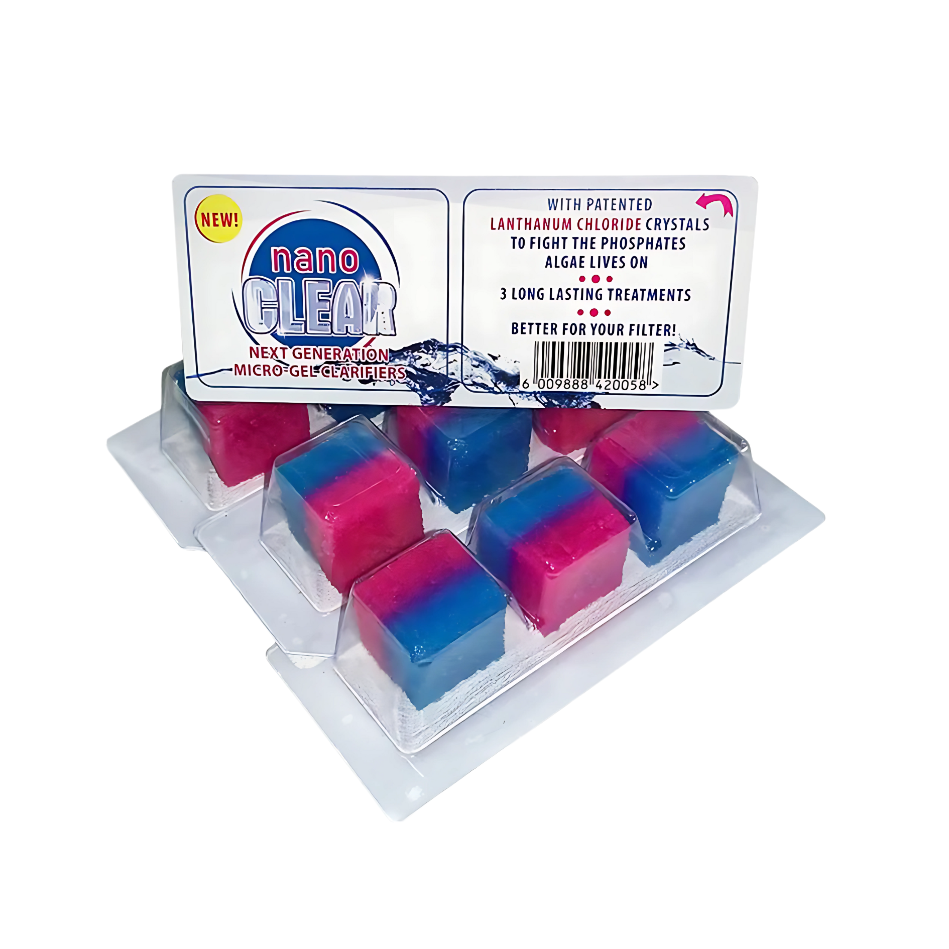 POOL CLARIFIER DUAL-ACTION NANO CLEAR GEL BLOCK 3PK – POOL SHOP ONLINE