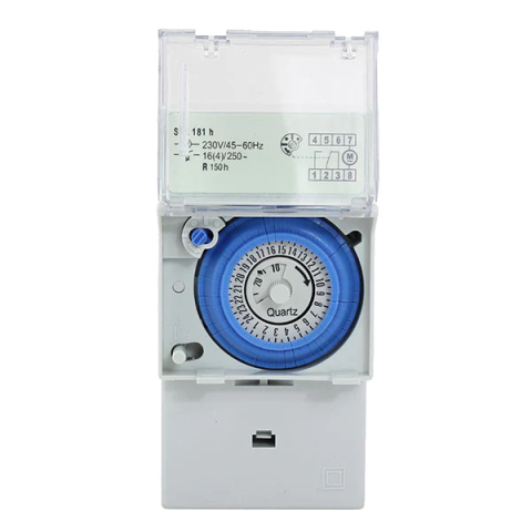 POOL TIME SWITCH ANALOGUE SWIMMING POOL TIMER WITH BACKUP BATTERY ...